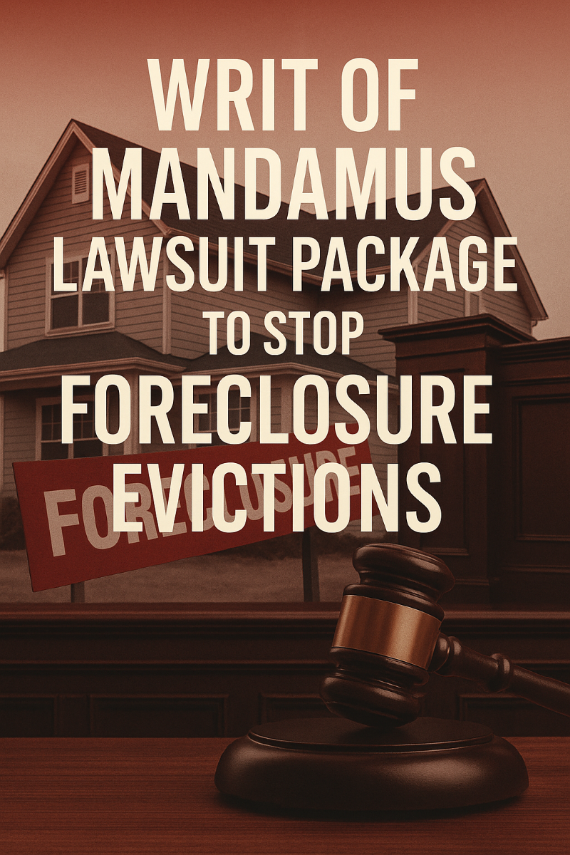 🛡️ Post Foreclosure Eviction Writ of Mandamus: Get Back in Your House ...